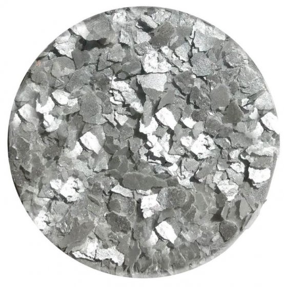 Köp Crystal Candy Ätbara glitterflakes Silver Moon | Snabb leverans