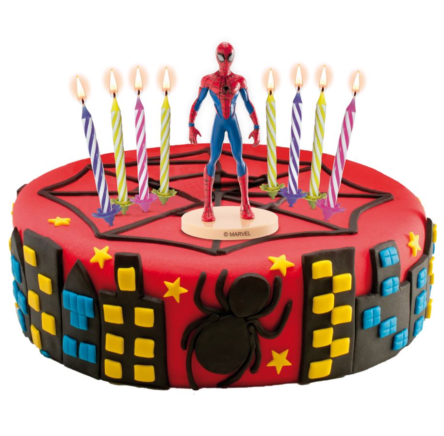 Köp Cake Topper Kit Spiderman hos Tantfondant.se | Snabb leverans